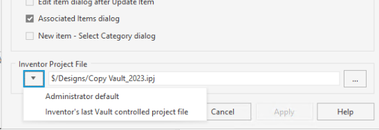 Please Activate Your Vault Projectin Inventor When Using The Function Insert Into Cad In