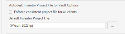 "Please activate your Vault Project...in Inventor" when using the function 'Insert into CAD' in ...