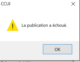 在法语版Inventor 2023中发布自定义资源中心后，显示“CCUI ...”消息