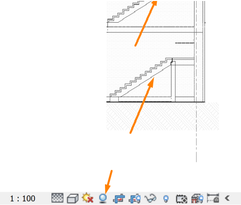 Elements from inside the building visible after displaying shadows in ...
