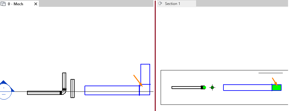 Inconsistent duct/pipe filter override in parallel section cutting thru ...