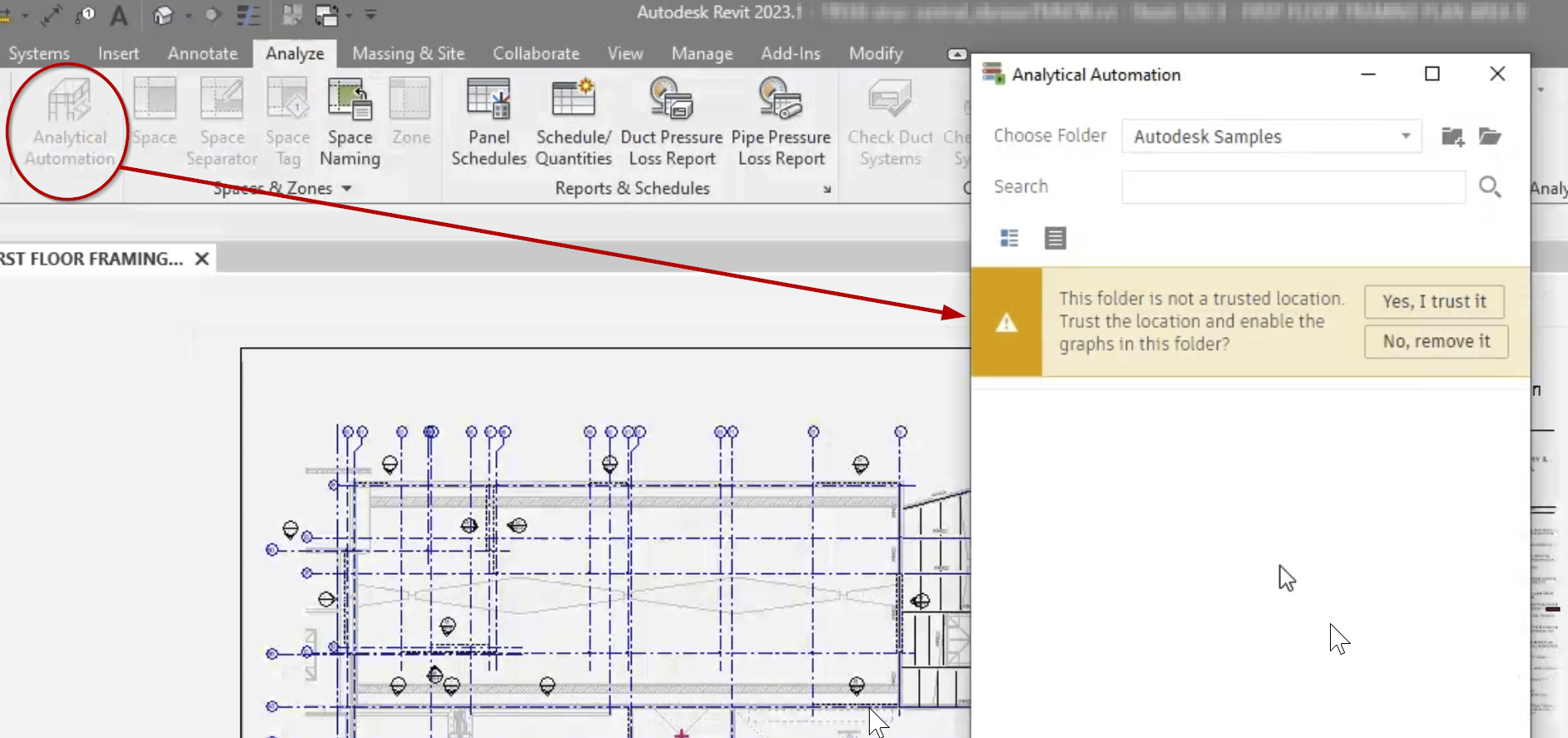 "This folder is not a trusted location..." warning when trying to ...