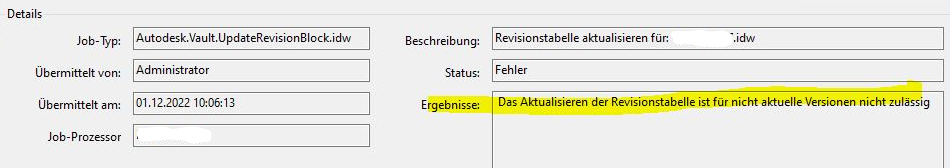 Vault 2024 Help | "[Job name] not allowed on non-tip versions" on certain jobs in the Vault Job ...