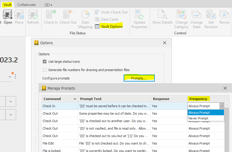 Inventor se bloquea de vez en cuando con el informe CER al aplicar check-in a archivos en Vault ...