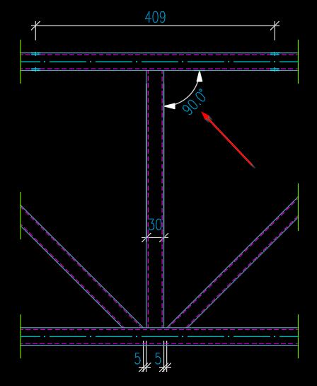 Is it possible to create automatic dimension for the angle between two ...