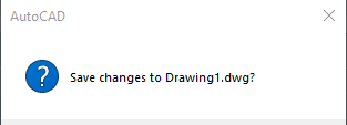 "Save changes to Drawing1.dwg" displays randomly when starting the plot manager in Vault Client
