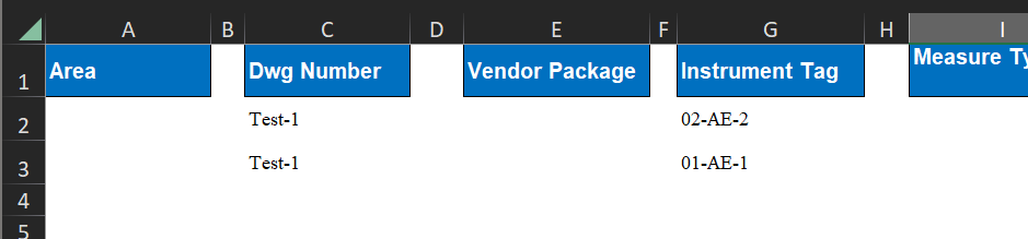 Extra rows in spreadsheet exported from AutoCAD Plant 3D Report Creator ...
