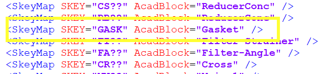 How to graphically show gaskets in AutoCAD Plant 3D isometric drawings