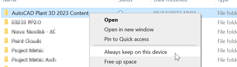 How to use Desktop Connector to share the specs and catalogs AutoCAD Plant 3D Content Folder
