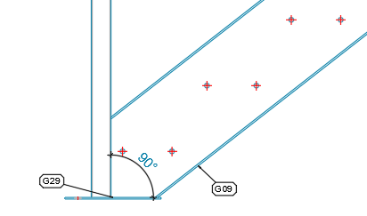 Smaller cut angle for folded beam in detail and NC file than in model ...