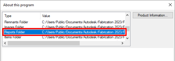 Missing reports and labels in Fabrication CAMduct