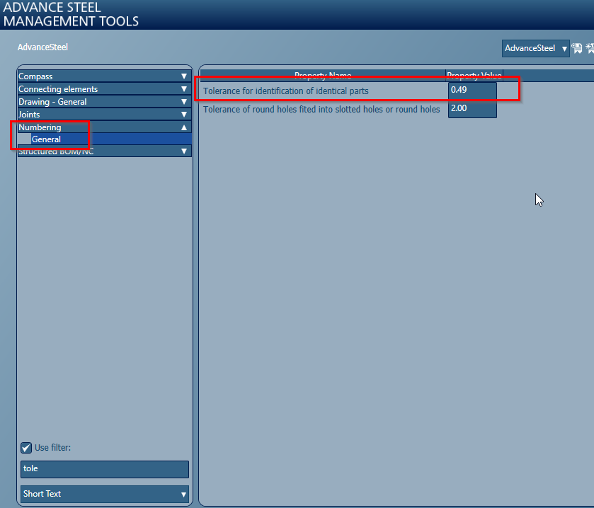 Copied assemblies receive different Main Part (MP) number in Advance Steel