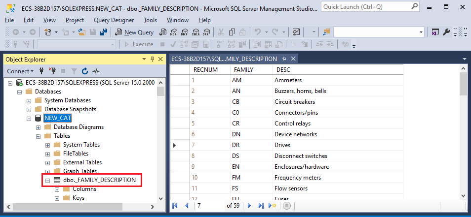 Working With Family Code Descriptions in AutoCAD Electrical