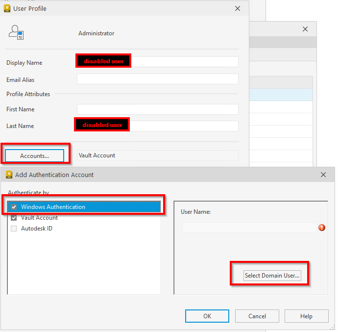 Disabled Accounts Lose Connection To Active Directory When Upgrading To Vault 2022 And Newer
