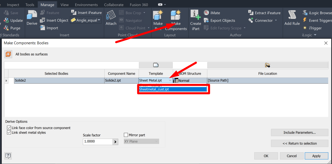 Incorrect units in parts created from multi-solid components in Inventor