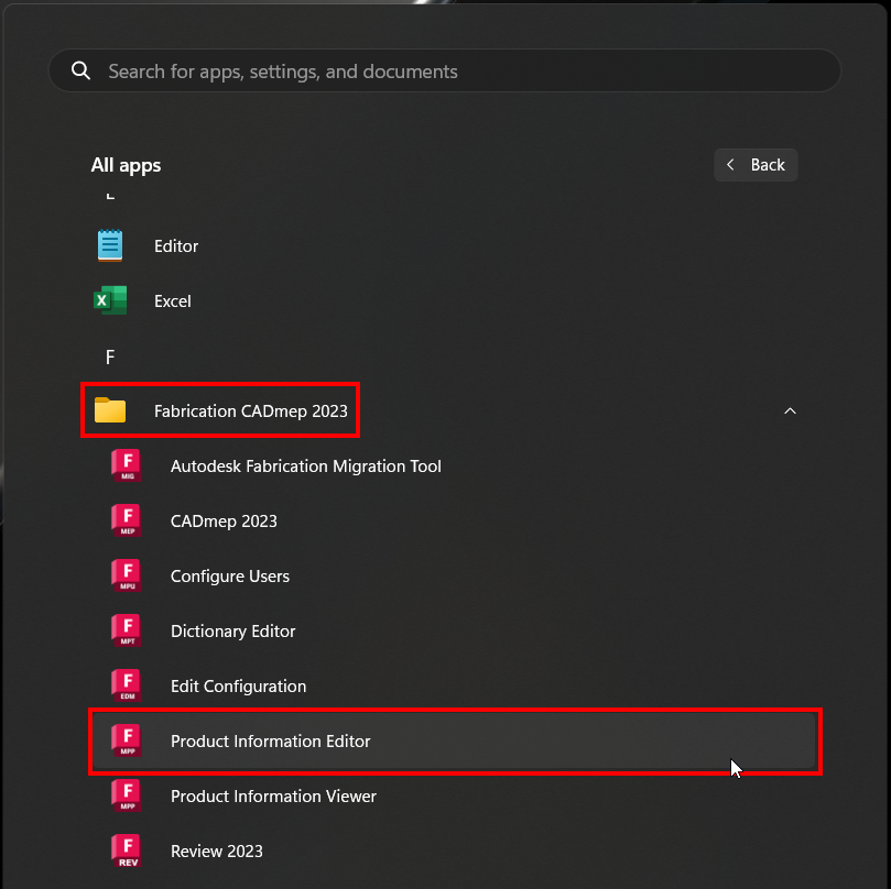 Item Reports don't show Product Size for specific fittings in CADmep