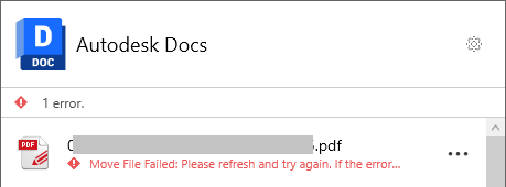 Unable to move files after updating to Desktop Connector v.16