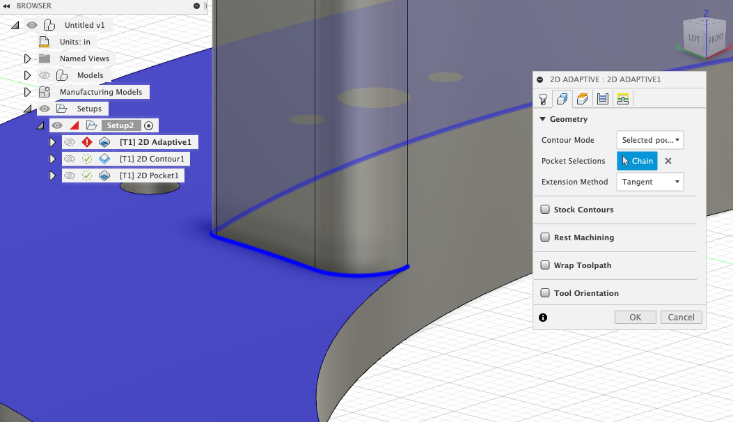 "Unsupported geometry for 2D Open Pocket detection!" in HSMWorks ...