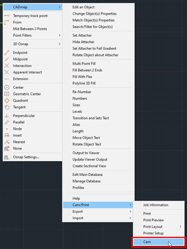 Unable to save a MAJ file through right-click in CADmep