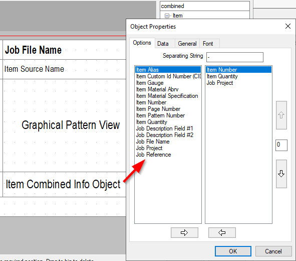 How to combine multiple properties into a single QR Code on labels in ...