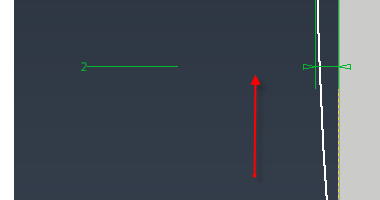 Landing line from the sketch dimension is broken in Inventor 2023