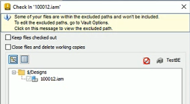 How to use the 'Exclude Path' Vault Option in Inventor to avoid that huge file references get ...