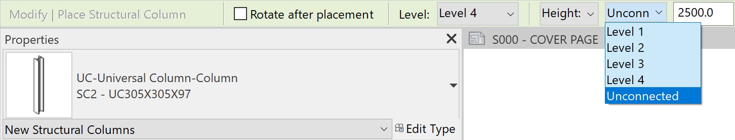 "Top Constraint is invalid for the Level" warning when creating a ...