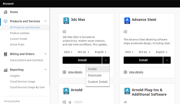 Install Now installation fails when installing Autodesk products