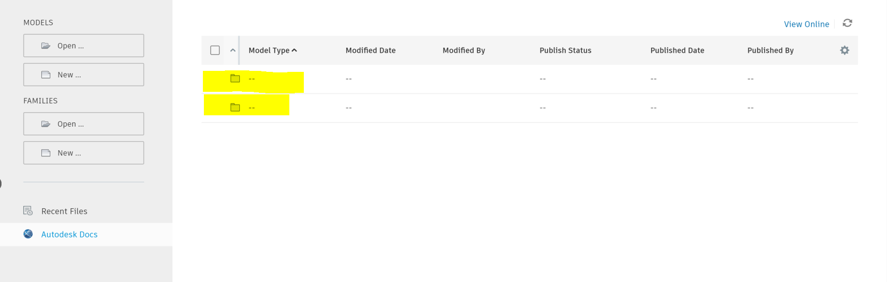 Unable To Access Bim 360 Or Acc Folders In Revit
