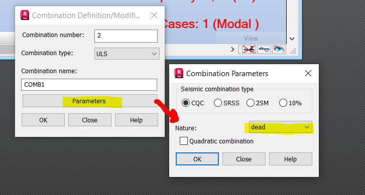 Is it necessary to set nature for manually defined combinations in Robot Structural Analysis