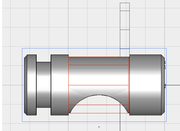 Side feature gouges into a feature in FeatureCAM