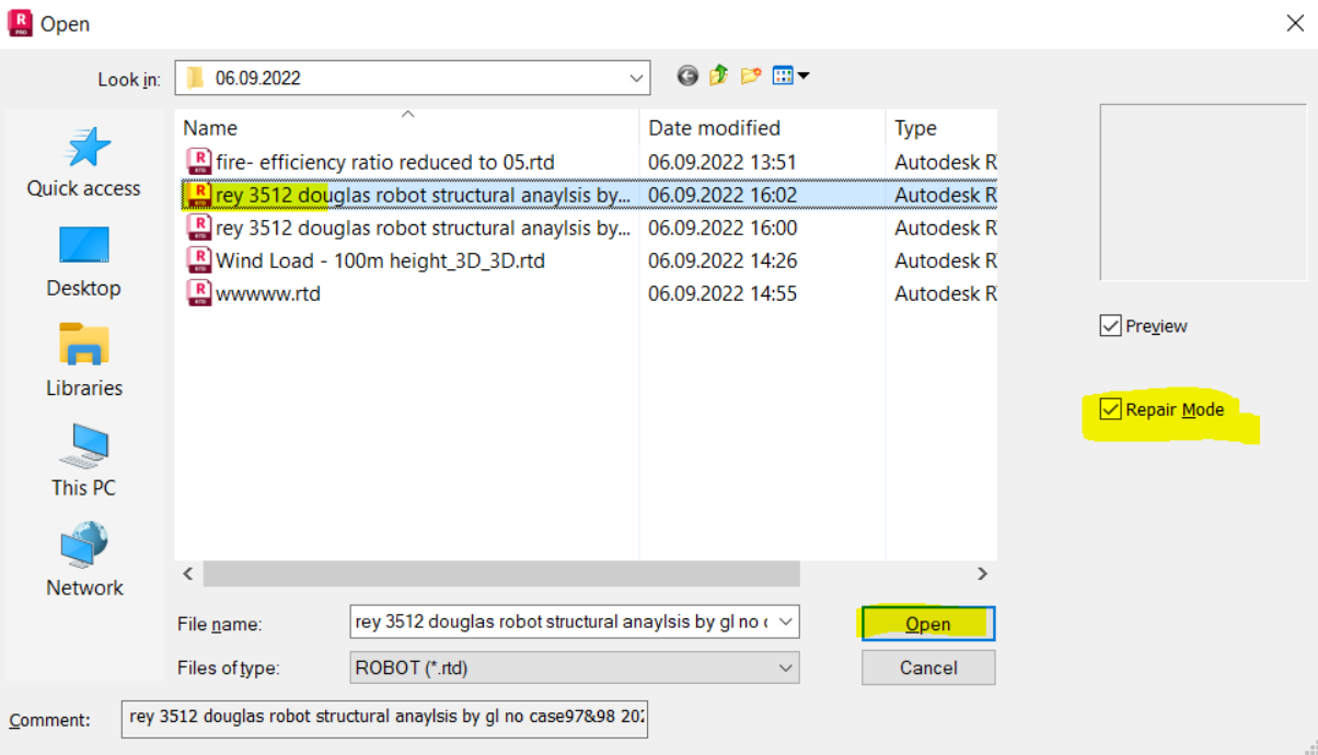 How to turn on Plan button in Building structure viewer in Robot Structural Analysis