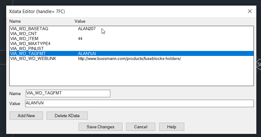 To use Tag Format Family Override option on Cable Markers in AutoCAD ...