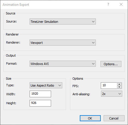 How to improve the performance when exporting an animation in Navisworks