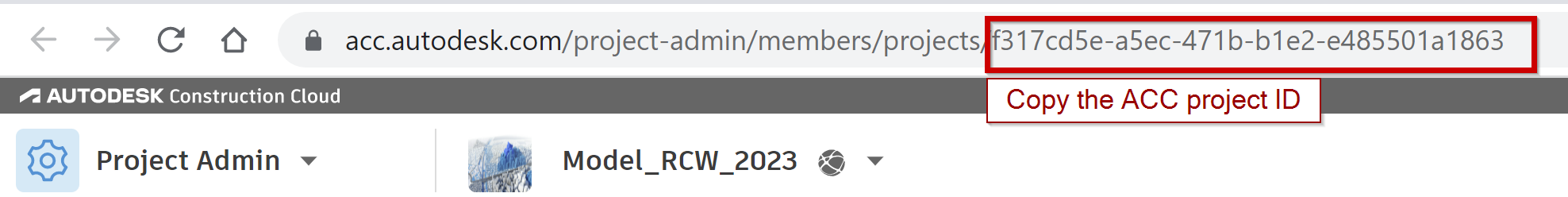 Cannot add a project logo image to an ACC project