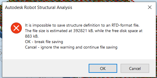 It Is Impossible To Save Structure Definition To An Rtd Format File