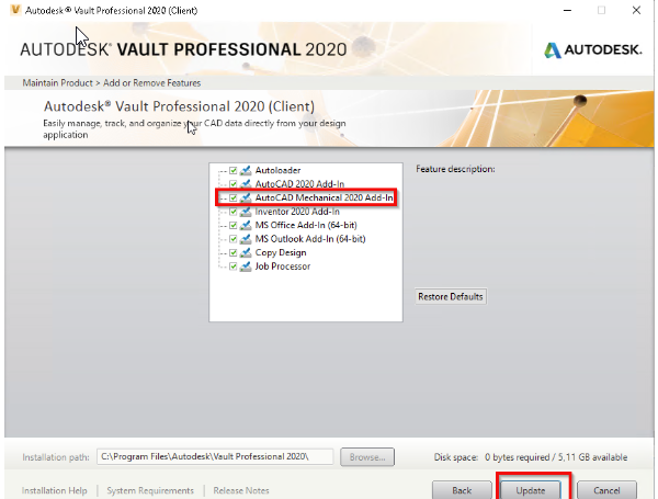Vault 功能区在 AutoCAD 中为空、缺失，或者按钮呈灰显