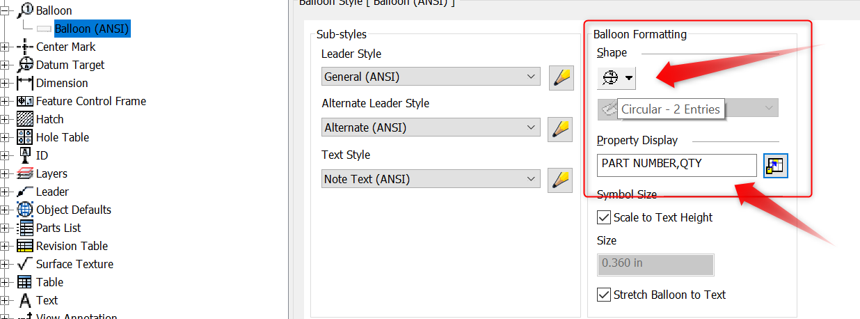 How to create a balloon with name and occurrence quantity in a specific ...