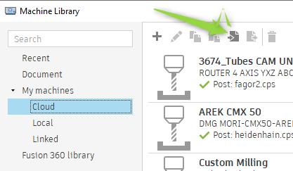 "The requested document is not accessible" or "cannot load machine model" when selecting Machine ...