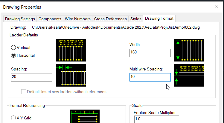 How to change the insertion spacing grid for multi-child components in ...