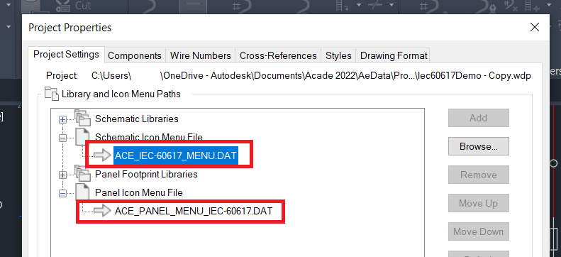 To share Icon Menu data for multiple users in AutoCAD Electrical