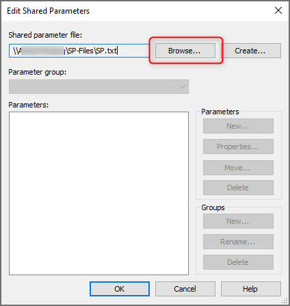Creating or editing parameters cause a delay in Revit