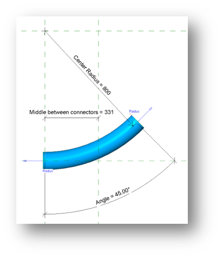 When creating a pipe elbow, one pipe is shifted in Revit