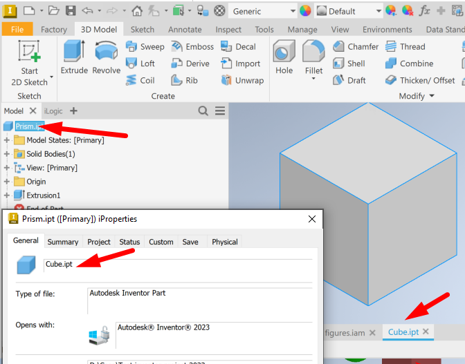 Occurrence Name could be duplicated in Model Tree of Inventor Assembly