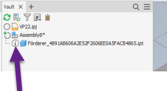 Inventor Vault Browser shows "Unknown Status" and does not recognize existing Factory Assets in ...