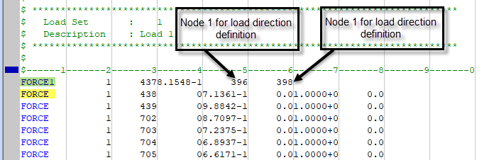 How to define force following structure deformation in Inventor Nastran