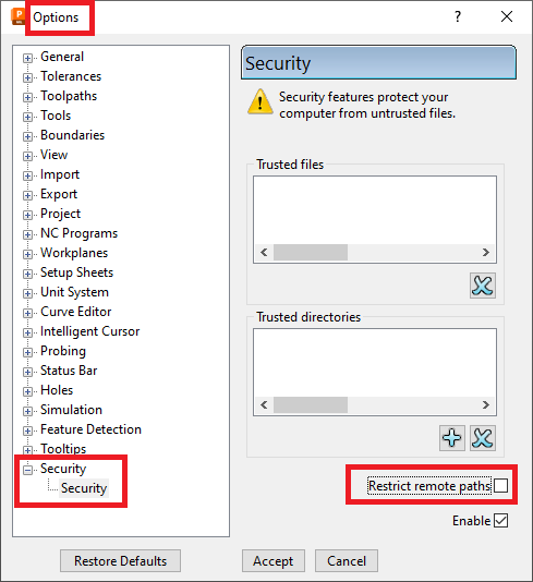 "Translator Error - Cannot run translation program..." when importing CAD model into PowerMill