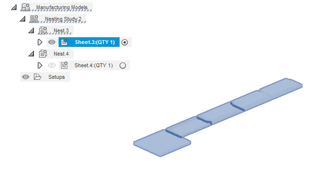 How to add additional components to same single nesting sheet Fusion 360