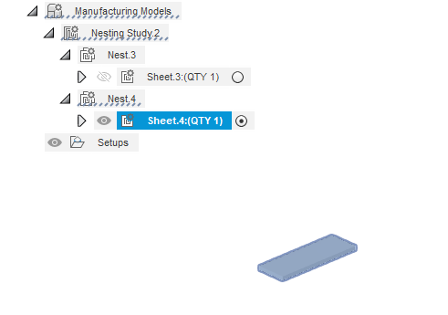 How to add additional components to same single nesting sheet Fusion 360