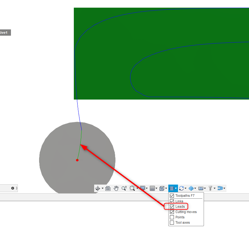 How to reduce lead in /out on 2D Adaptive toolpath in Autodesk Fusion